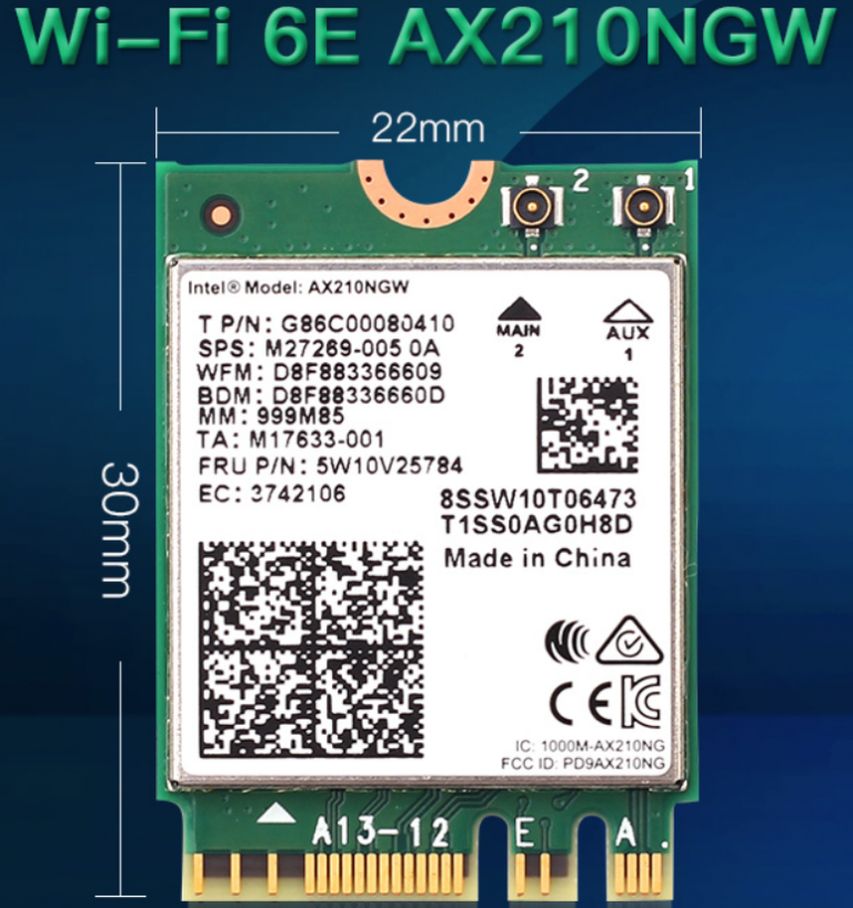 [ICT] Intel Wi-Fi 6E AX210 (Gig+) Module に興味津々 – FXFROG