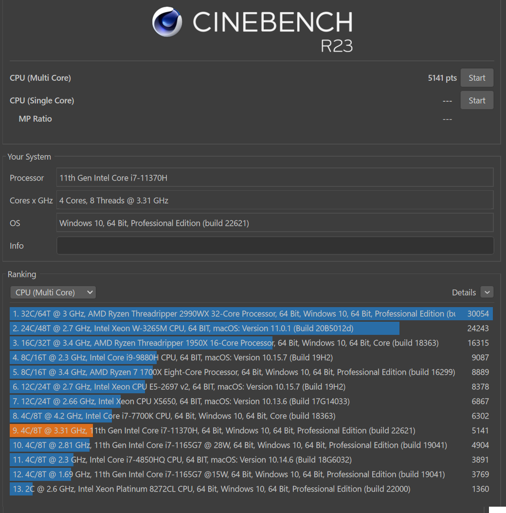 [備忘録] Surface Laptop Studio (i7) と Lenovo Ideapas Gaming 370 (AMD) ベンチマーク比較 – FXFROG